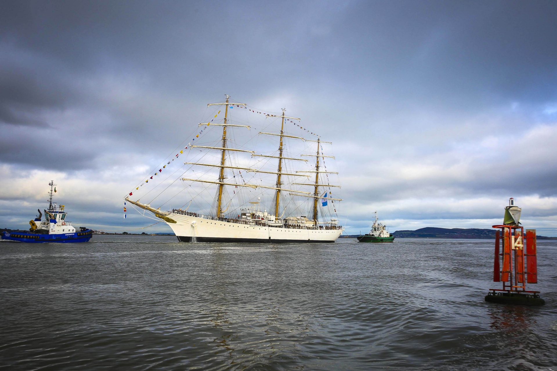 Awesome Argentinian Tall Ship arrives in Dublin - Dublin Port