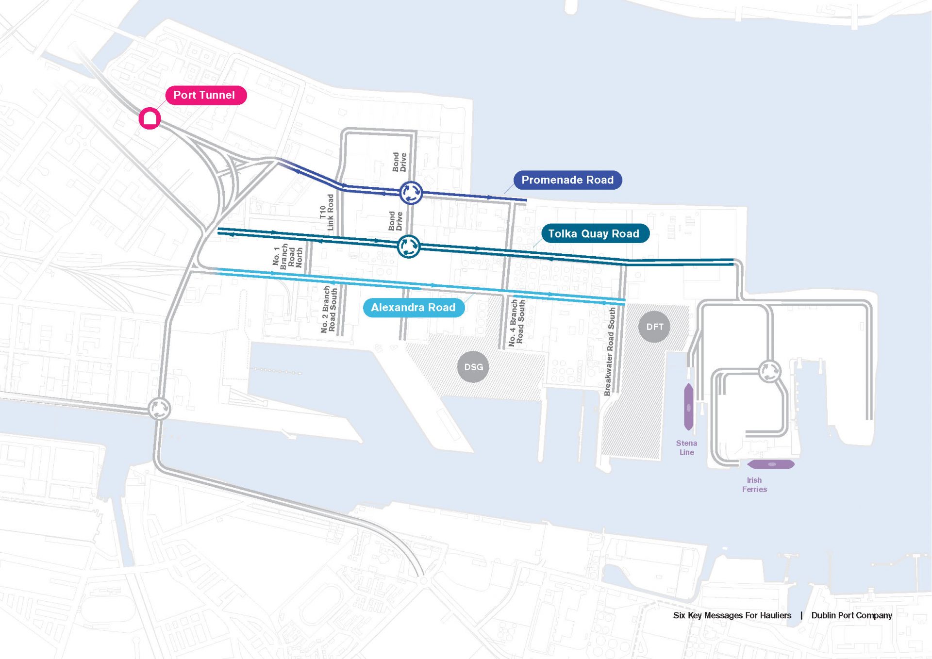 Dublin Port completes major road works and introduces new internal ...
