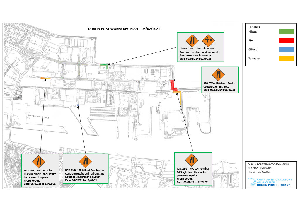 Dublin Port Temporary Traffic Management Plans - 1st to 15th of ...